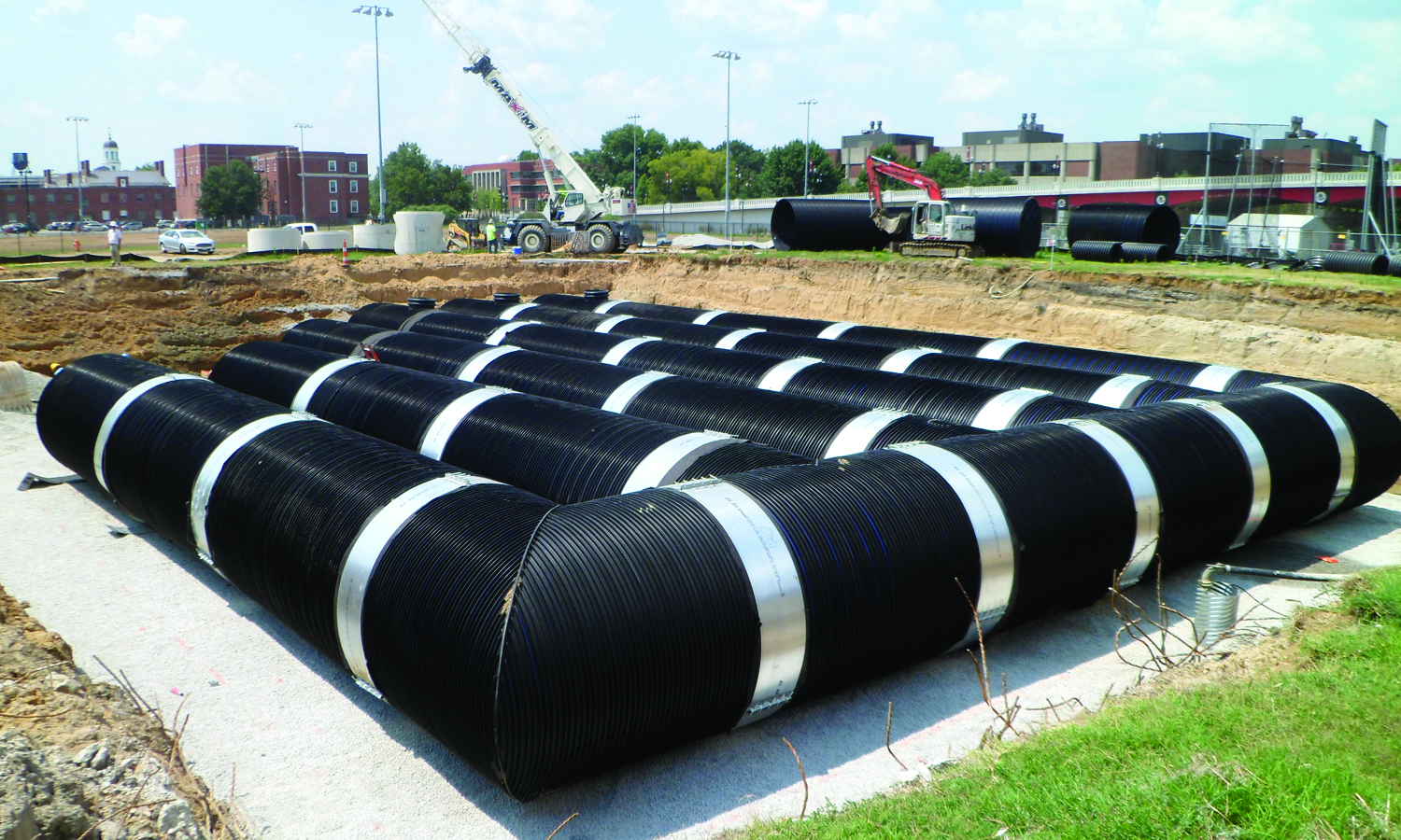 DuroMaxx SRPE Detention: Steel Reinforced Polyethylene