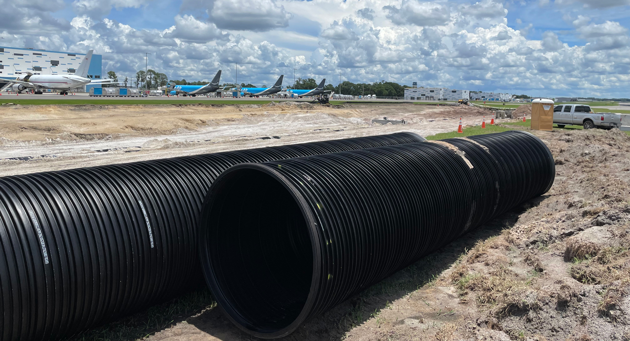 Steel Reinforced Polyethylene Pipe by Contech